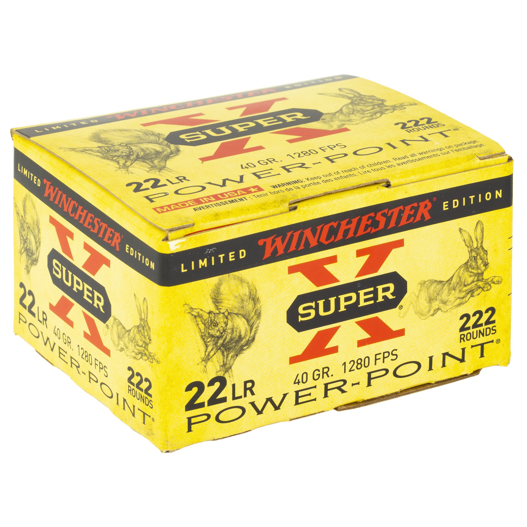 South Paw Draw® |Winchester Ammunition Super-X Power-Point 22 LR 40 ...
